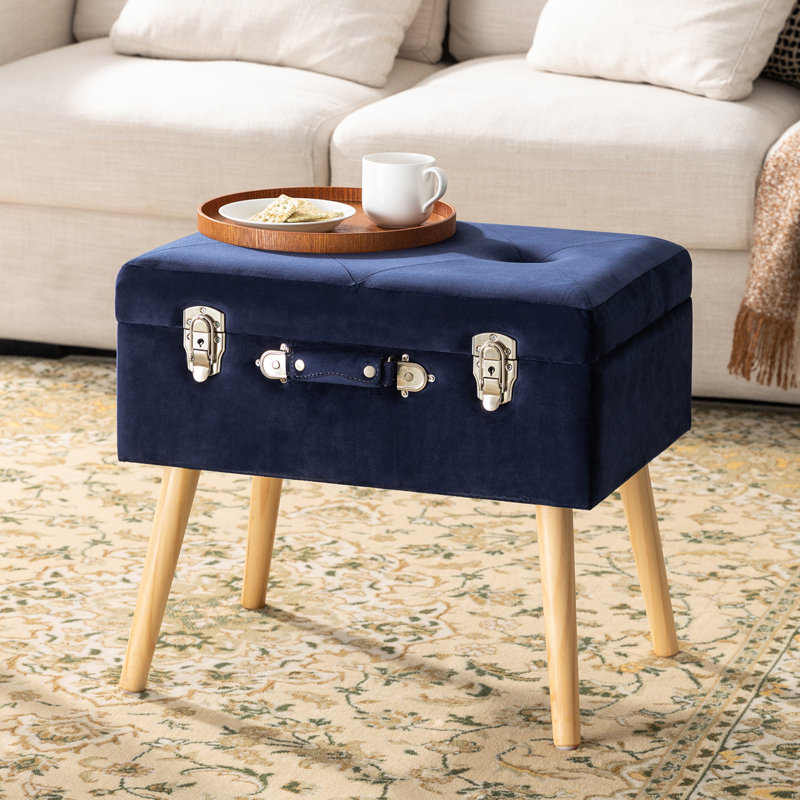 Corrigan Studio® Coleridge Solid Wood Vanity Stool & Reviews | Wayfair