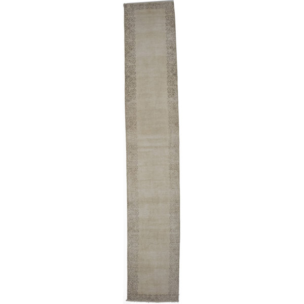 ADMINRUGS One-of-a-Kind Runner 15'7" X 2'8" 1950s Area Rug in Muted ...