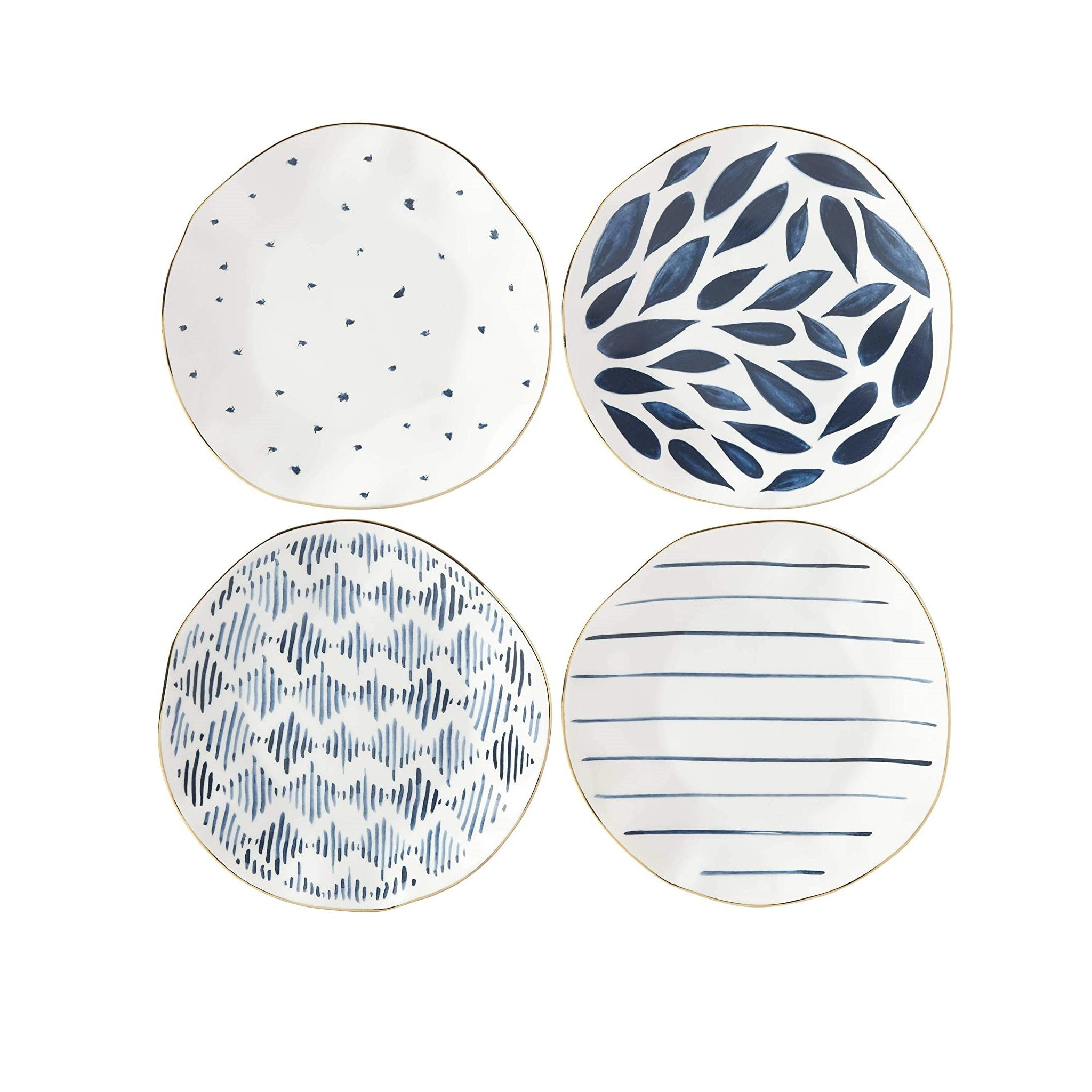 Lenox Blue Bay 4 Piece 8" Salad or Dessert Plate Set & Reviews | Wayfair