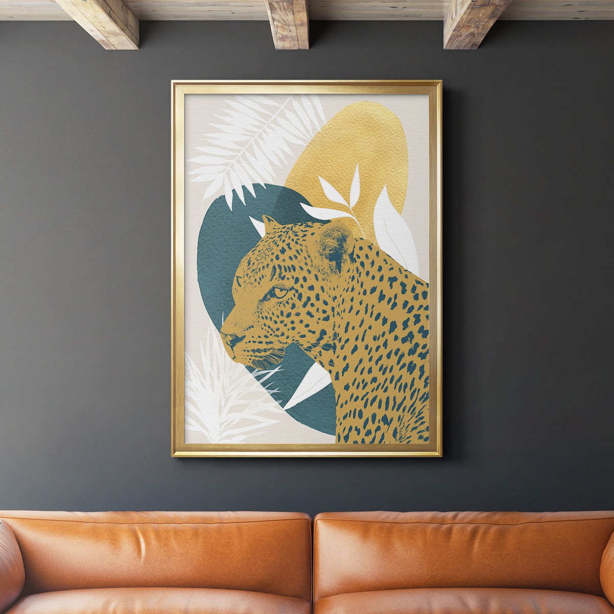 Bayou Breeze Jungle Cat II Framed On Paper Print | Wayfair