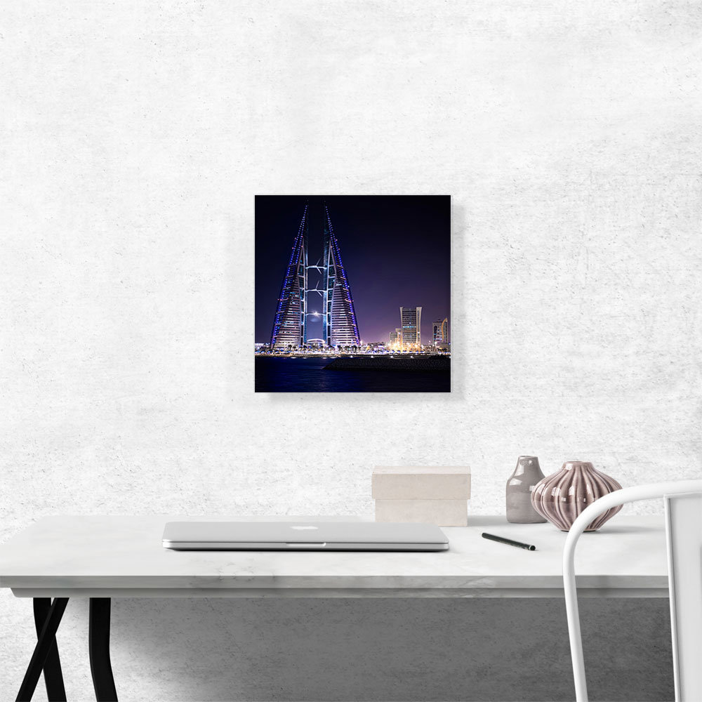 ARTCANVAS " Bahrain World Trade Center Manama " on Canvas | Wayfair