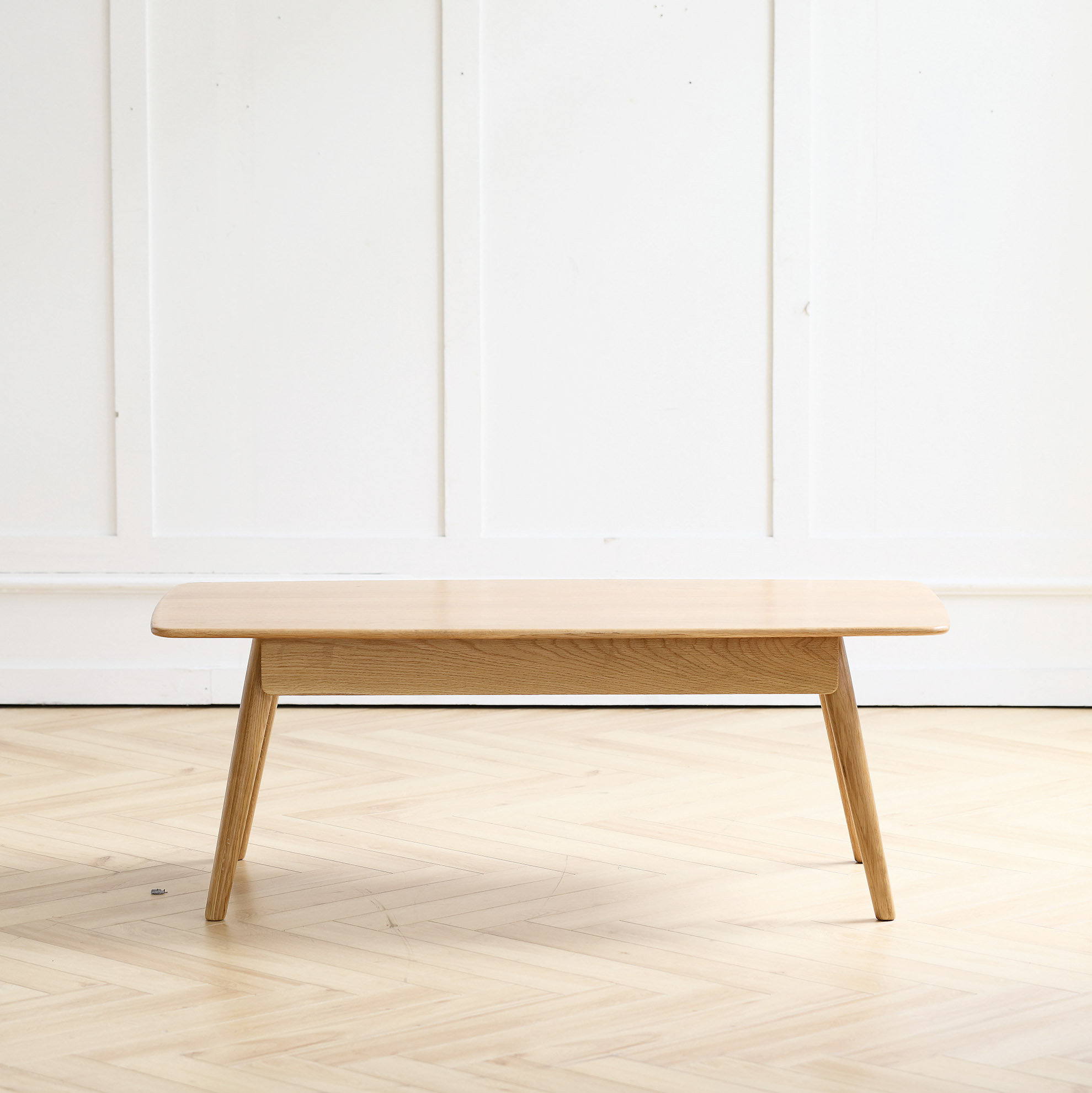 George Oliver Center Table Low Table 100% Solid Wood Top Plate Desk ...