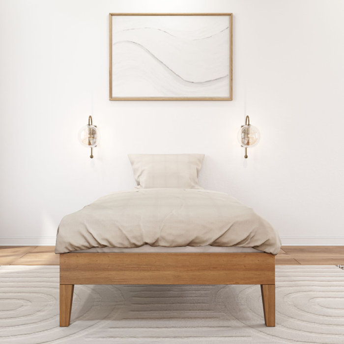 Wade Logan® Arikah Solid Wood Bed & Reviews | Wayfair