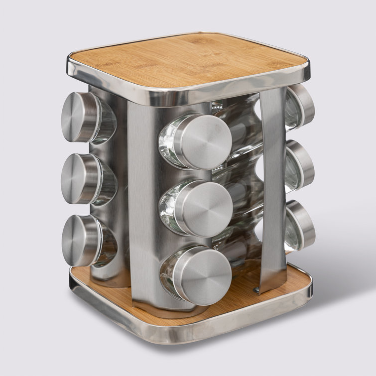 Belfry Kitchen 12 Jars Free-Standing Spice Rack | Wayfair.co.uk