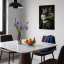 Astoria Grand Vintage Noble Cat Wall Art Renaissance Cat Pictures ...