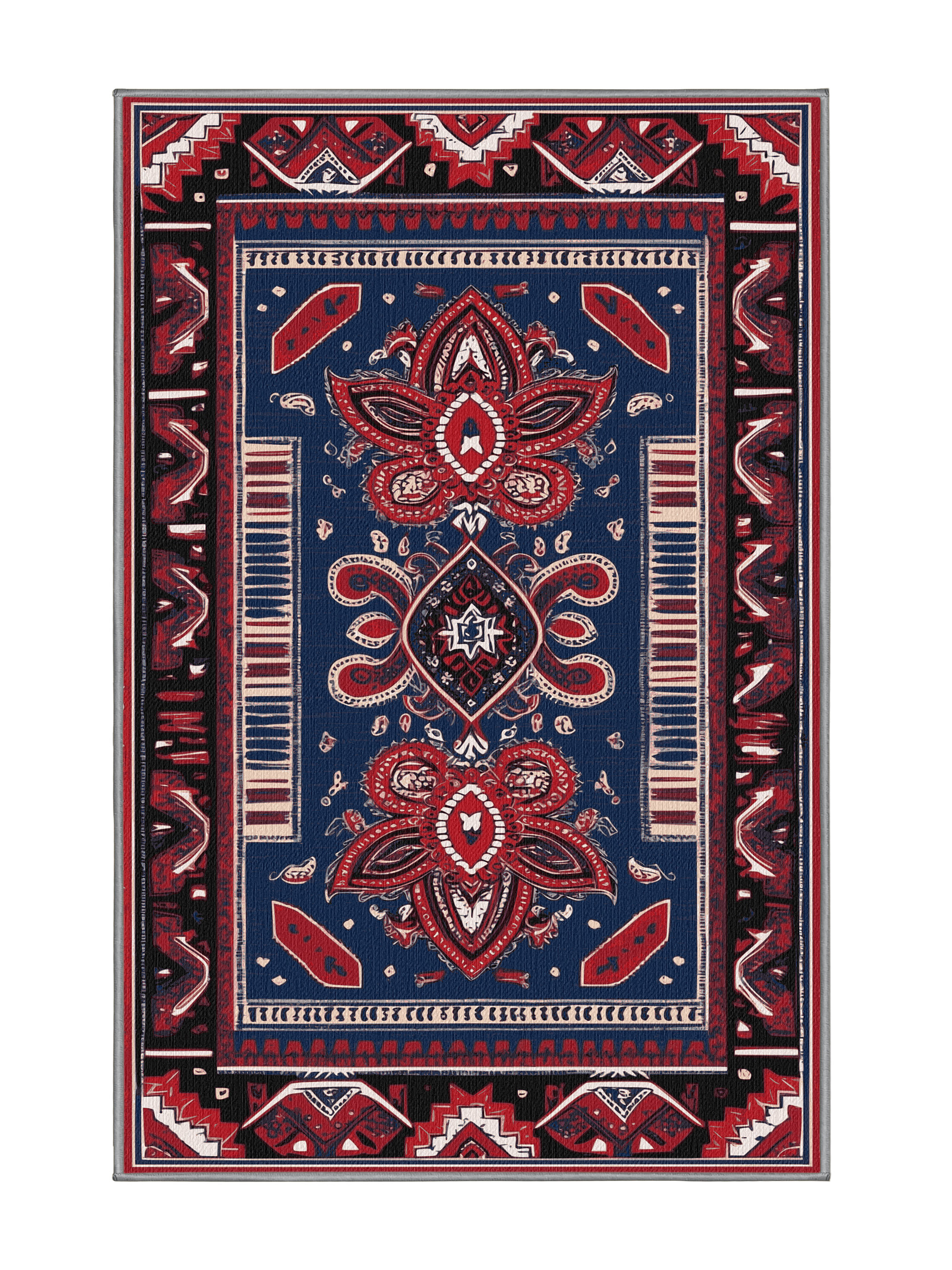 Dakota Fields Washable Paisley Bandana Southwestern Area Rug | Wayfair