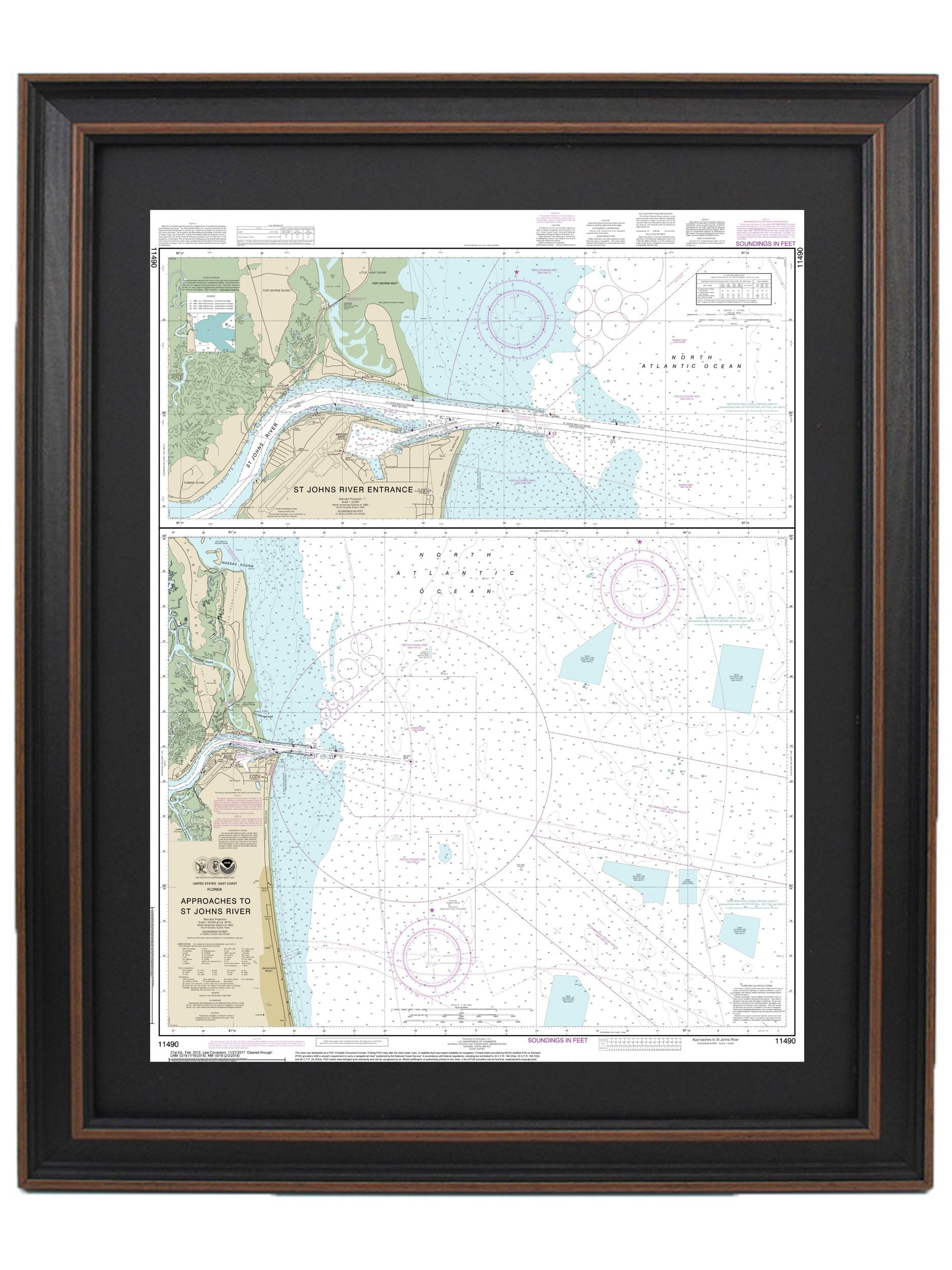 Longshore Tides Approaches To St. Johns River And St. Johns River ...