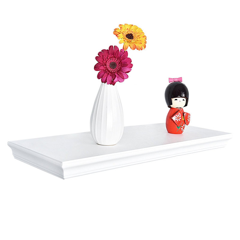 Alcott Hill® Floating Shelf with Adjustable Shelves & Reviews | Wayfair