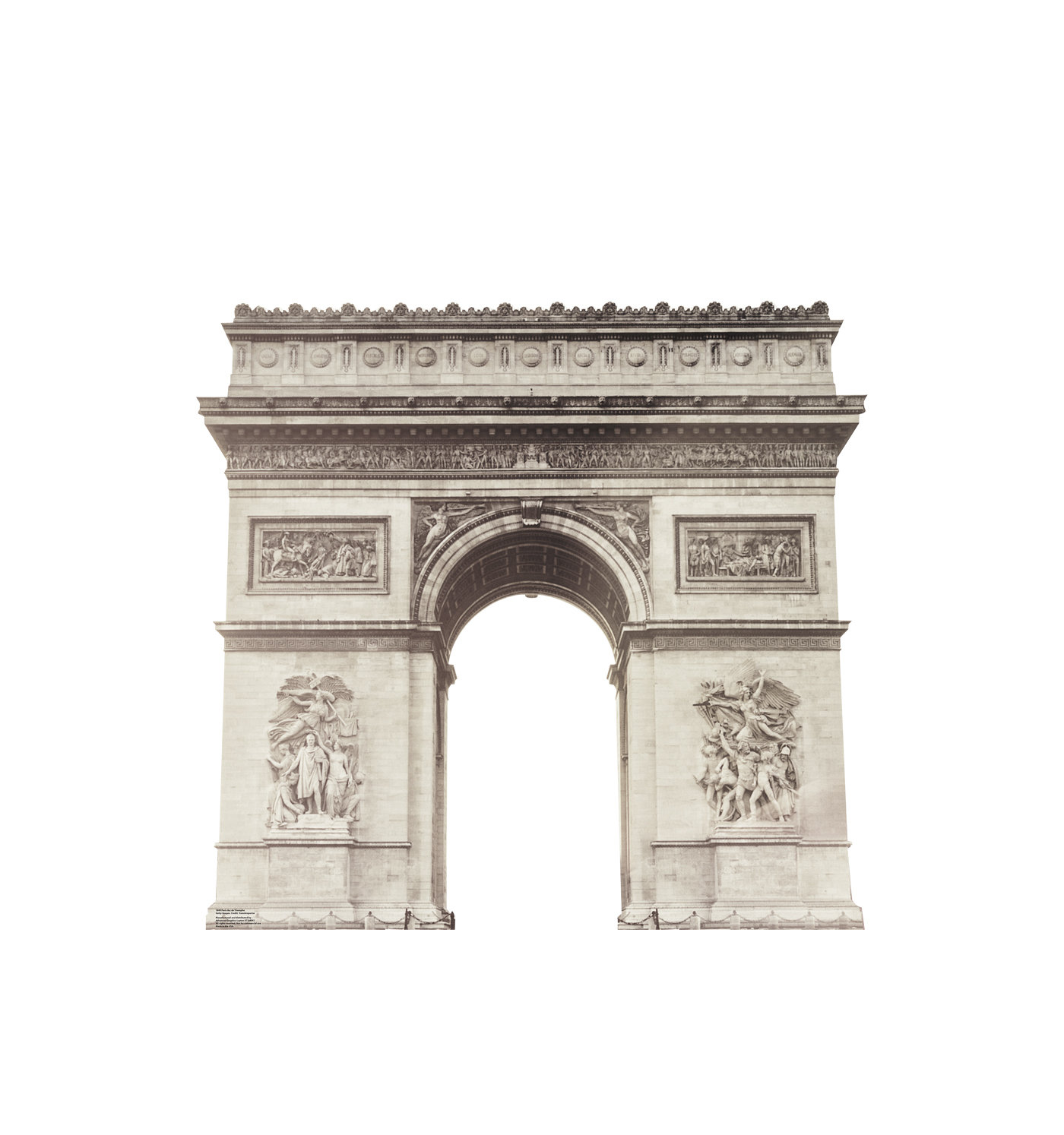 Advanced Graphics Paris Arc de Triomphe Cardboard Standup | Wayfair