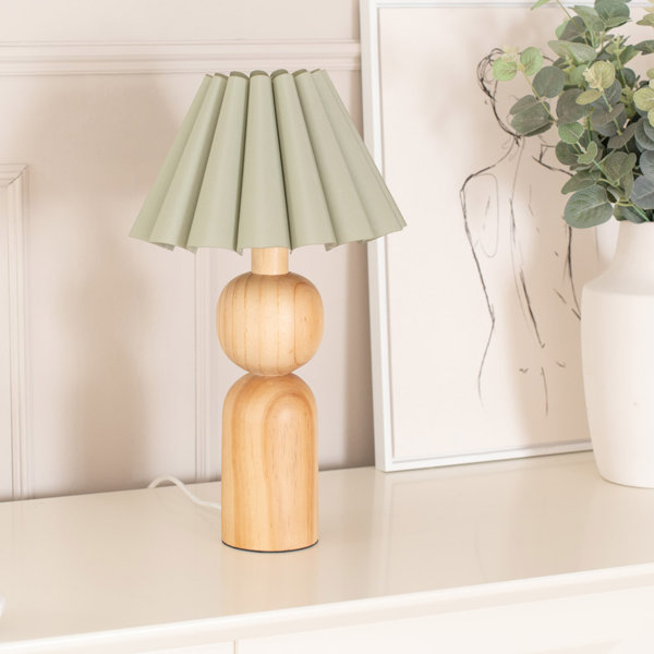 Norden Home Wickes Wood Table Lamp | Wayfair.co.uk