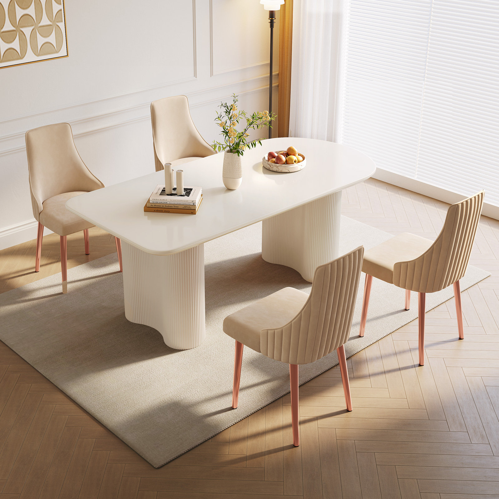 George Oliver Dining Table Set Modern Kitchen Table Set | Wayfair