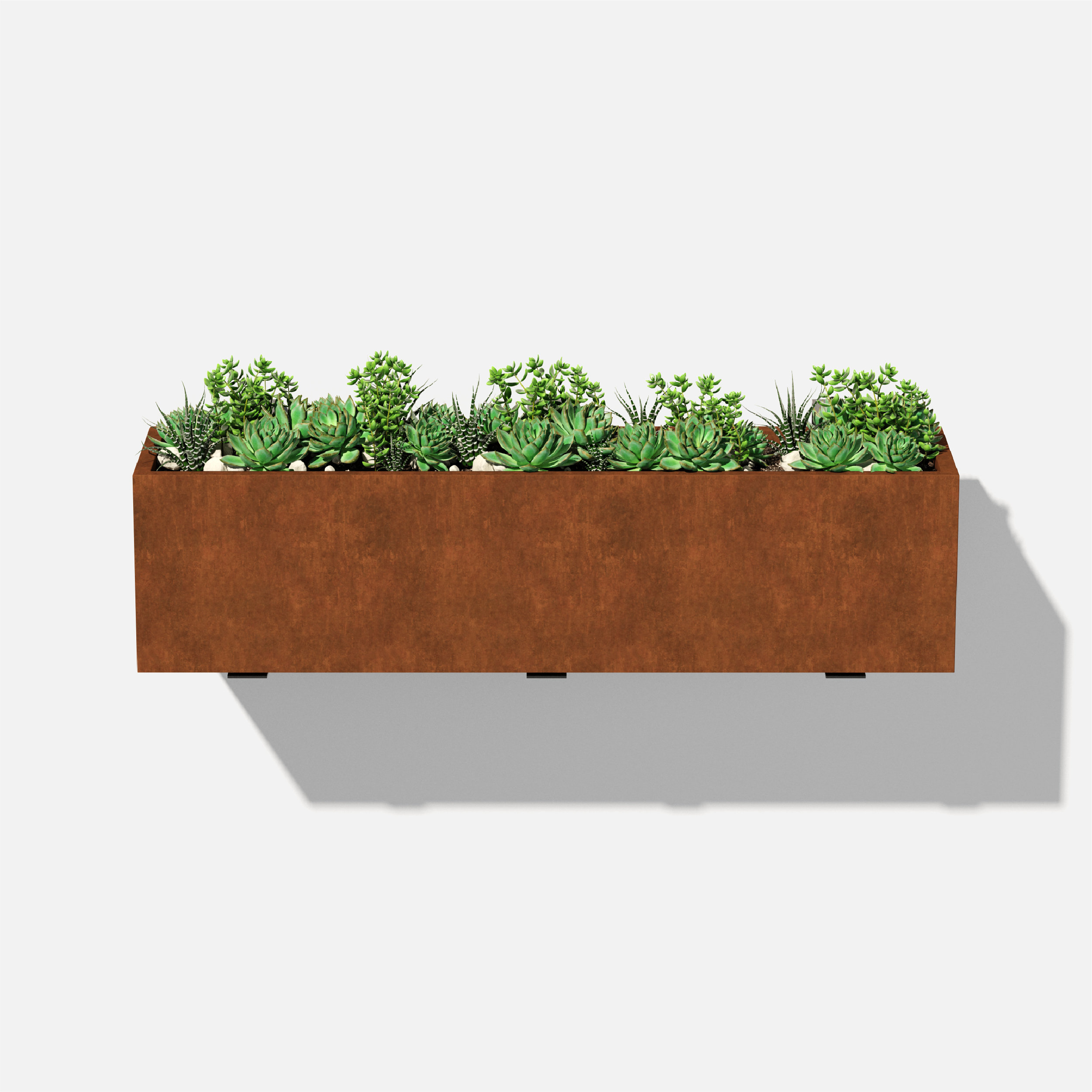 Veradek Corten Steel Series Railing Planter & Reviews - Wayfair Canada