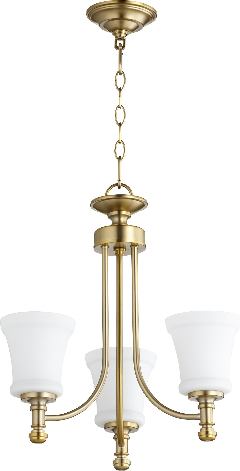 Charlton Home® Herman 3 - Light Shaded Classic / Traditional Chandelier ...