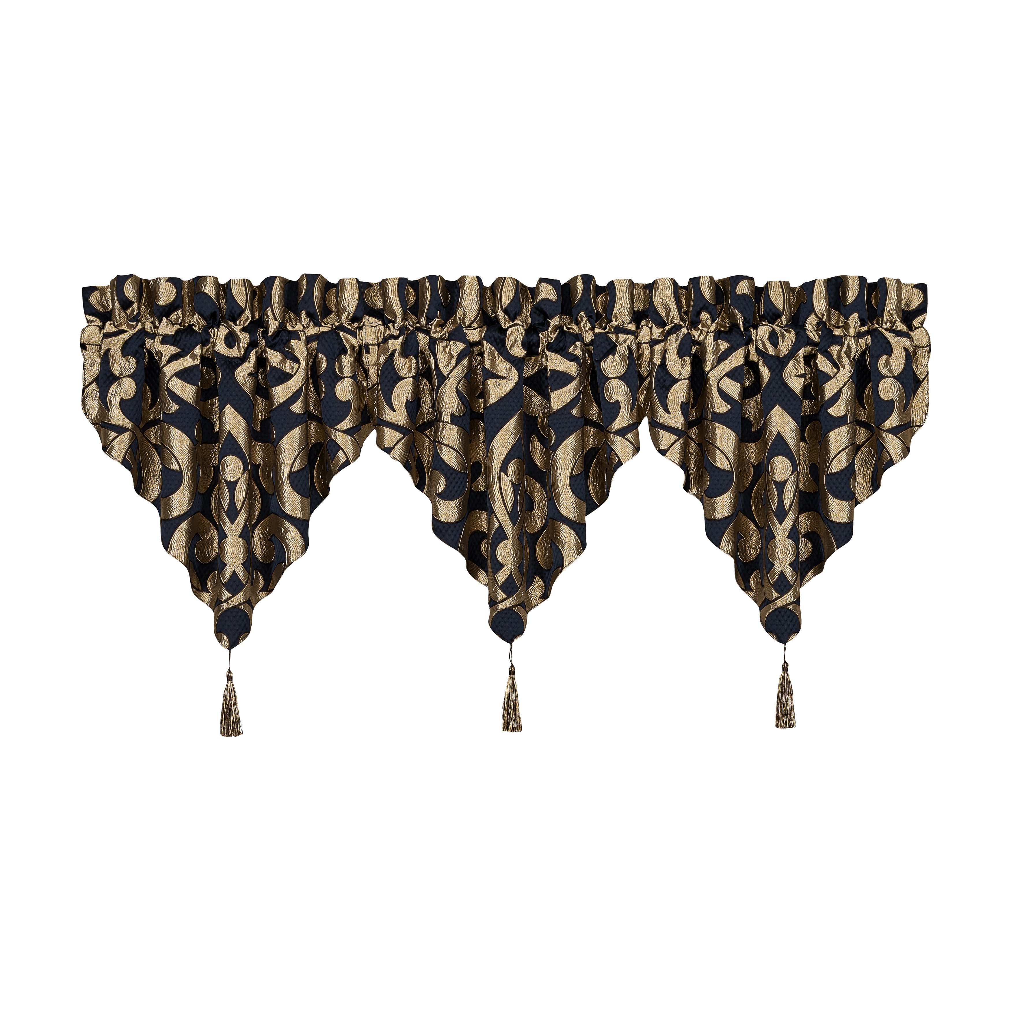 J. Queen New York Biagio Window Ascot Valance | Wayfair