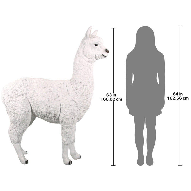 Design Toscano Alpacalypse Alpaca Garden Statue | Wayfair