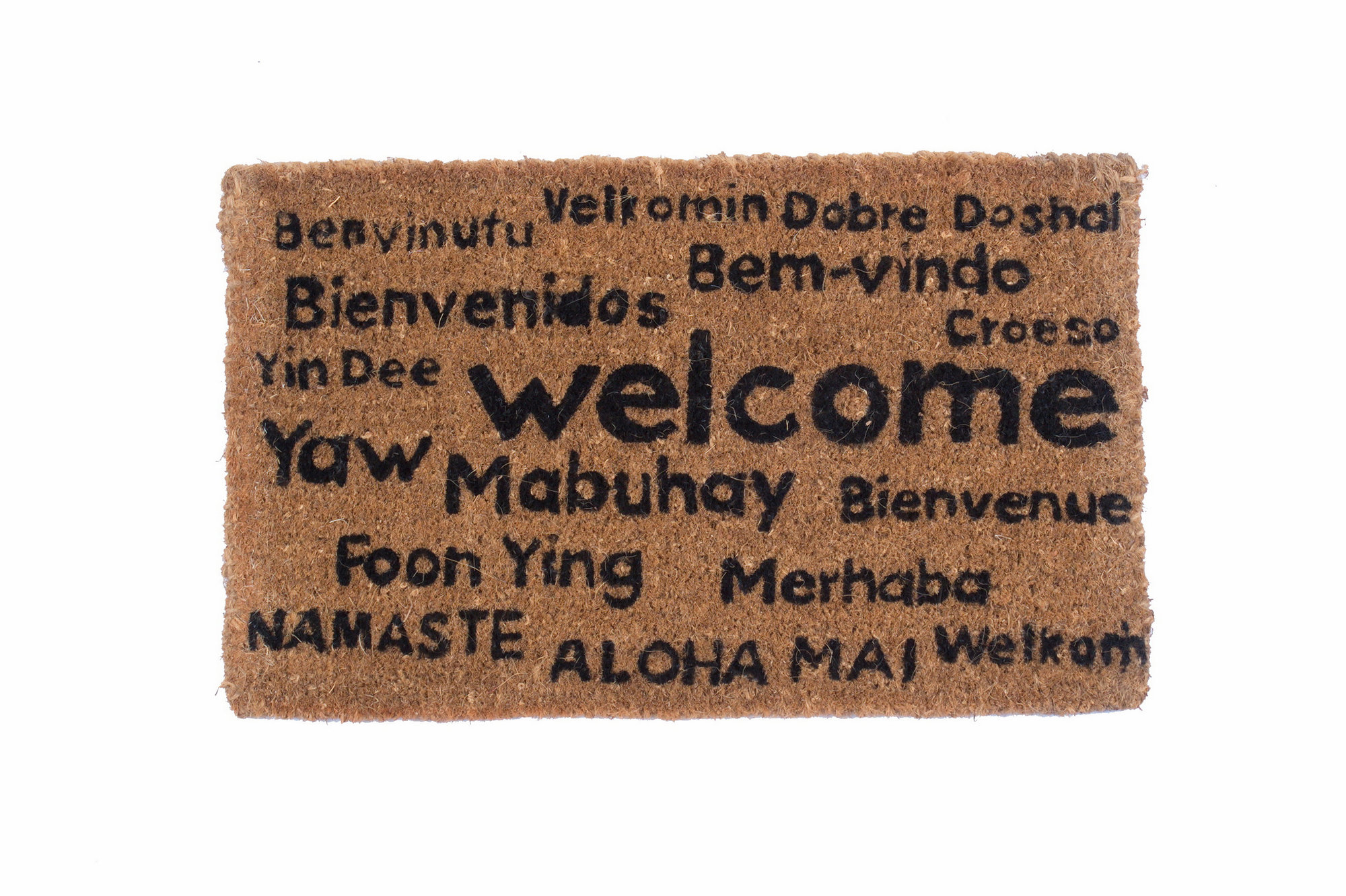 Red Barrel Studio® Godalming Multi Lingual Welcome Door Mat & Reviews ...