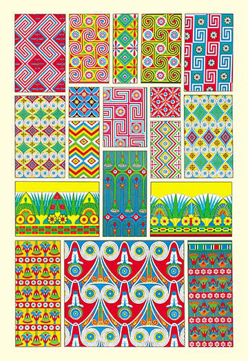 Buyenlarge 'Egyptian Design #2' by Auguste Racinet Graphic Art | Wayfair