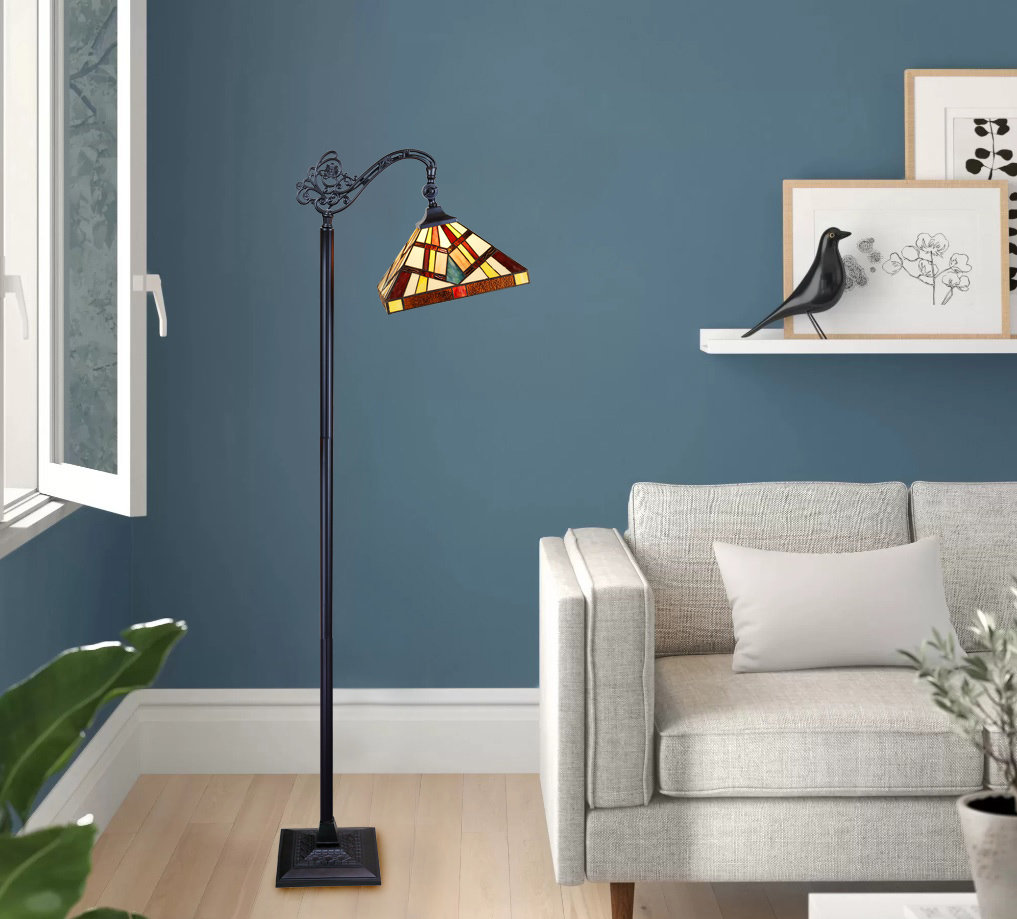 World Menagerie CHLOE Lighting ADIA Tiffany-Style Dark Bronze 1-Light ...