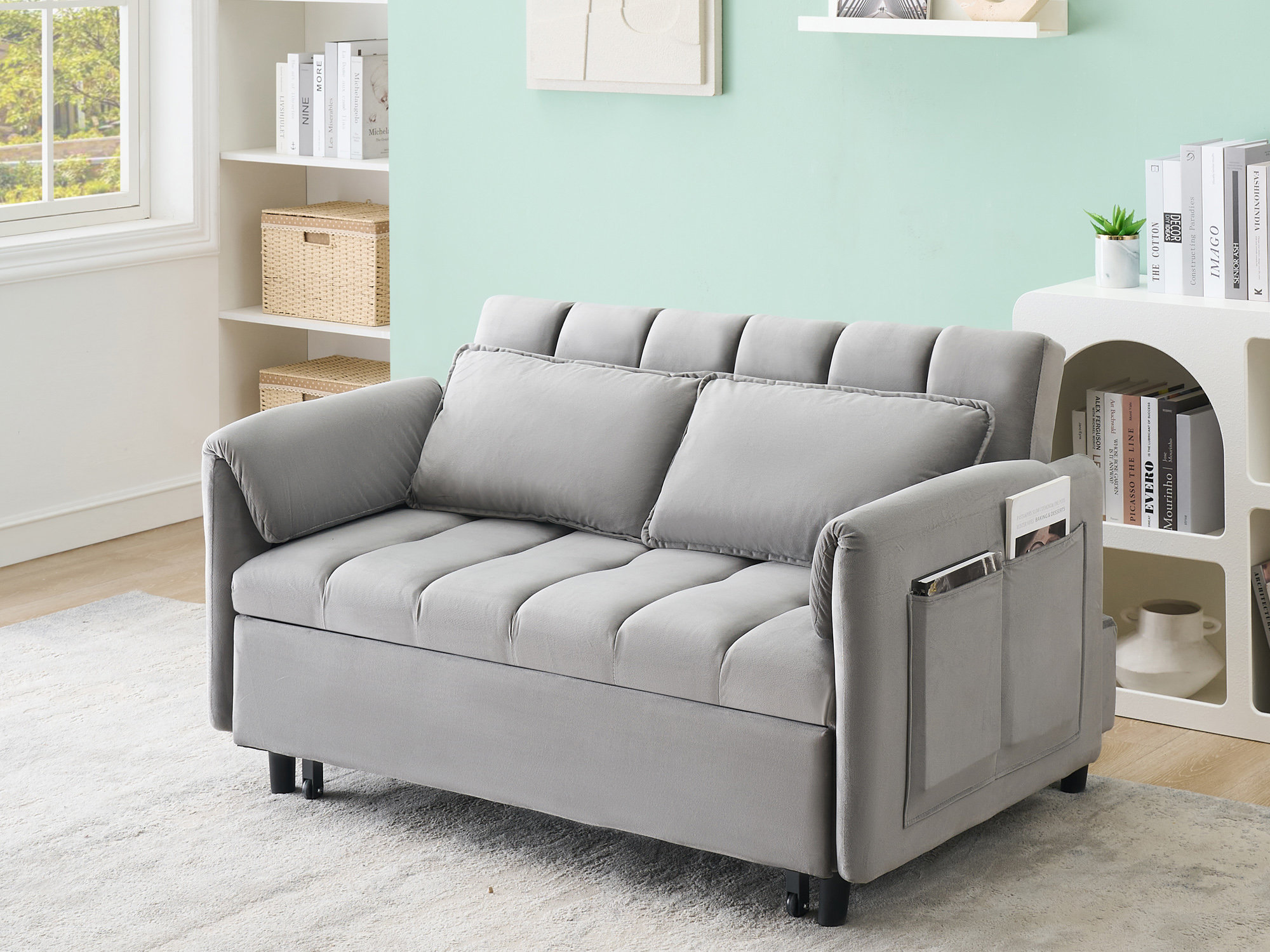 Latitude Run® 53'' Upholstered Sleeper Sofa | Wayfair