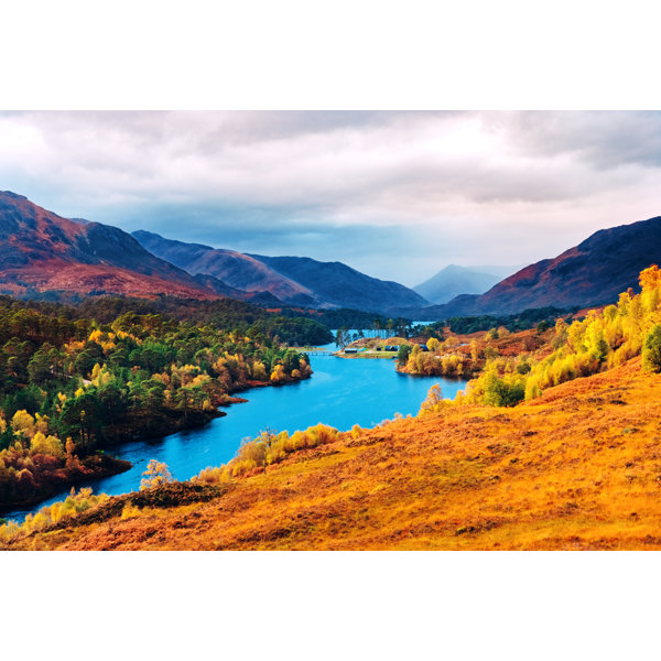 Alpen Home Glen Affric by Lucentius - No Frame Art Prints on Canvas ...