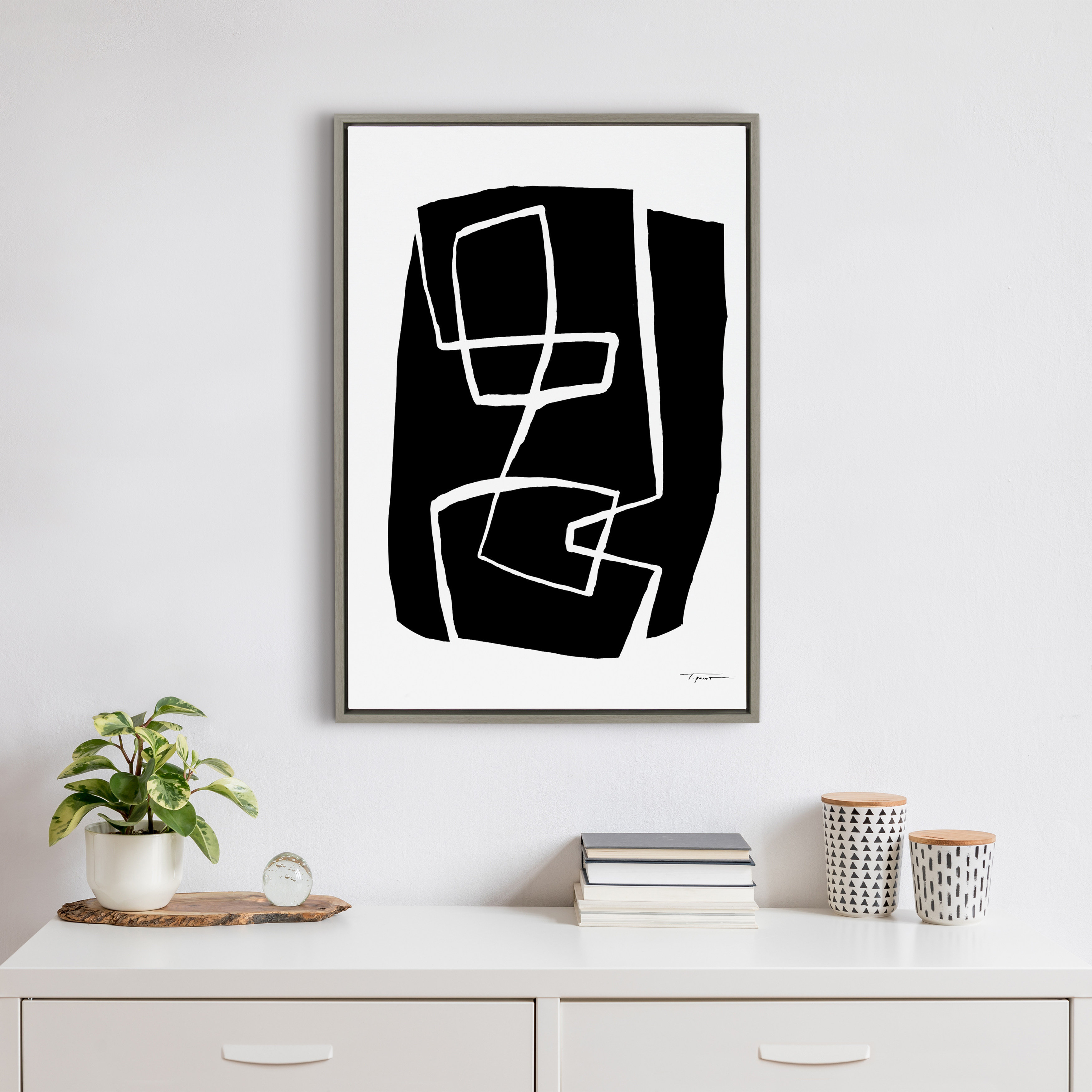 George Oliver Modern Meeting Forms No 1 by Statement Goods Framed ...