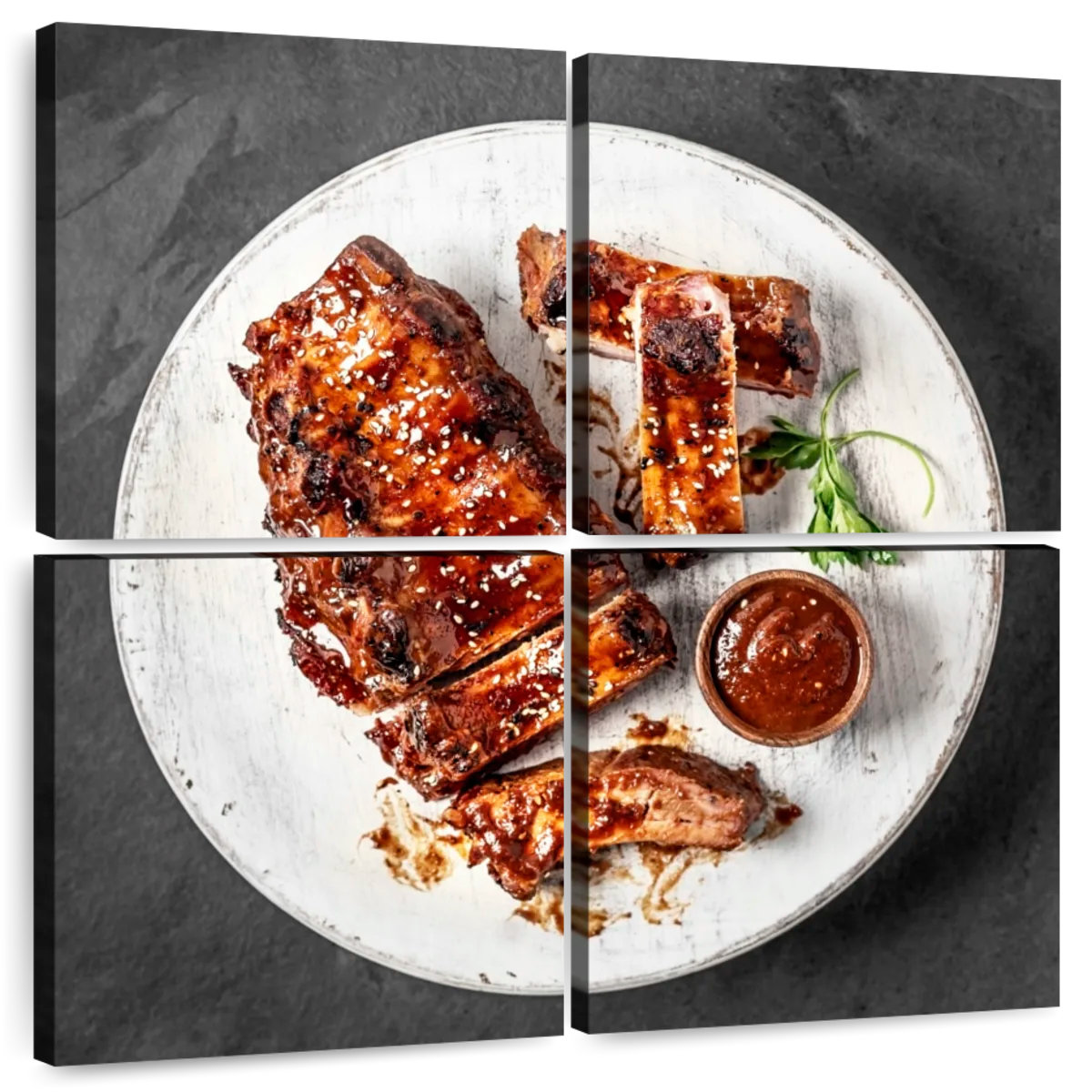 Elephant Stock Glazed Barbecue Ribs | Wayfair