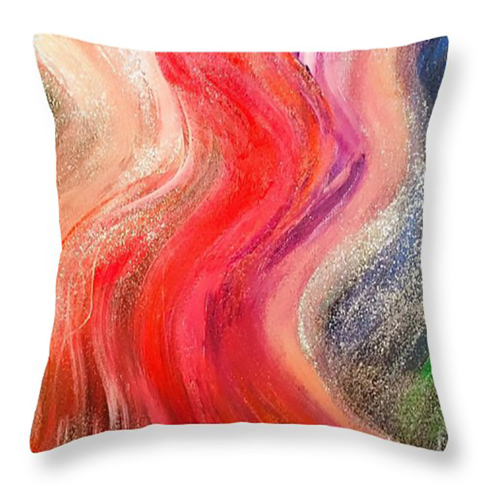 Motley Eye Abstract Pillow | Wayfair
