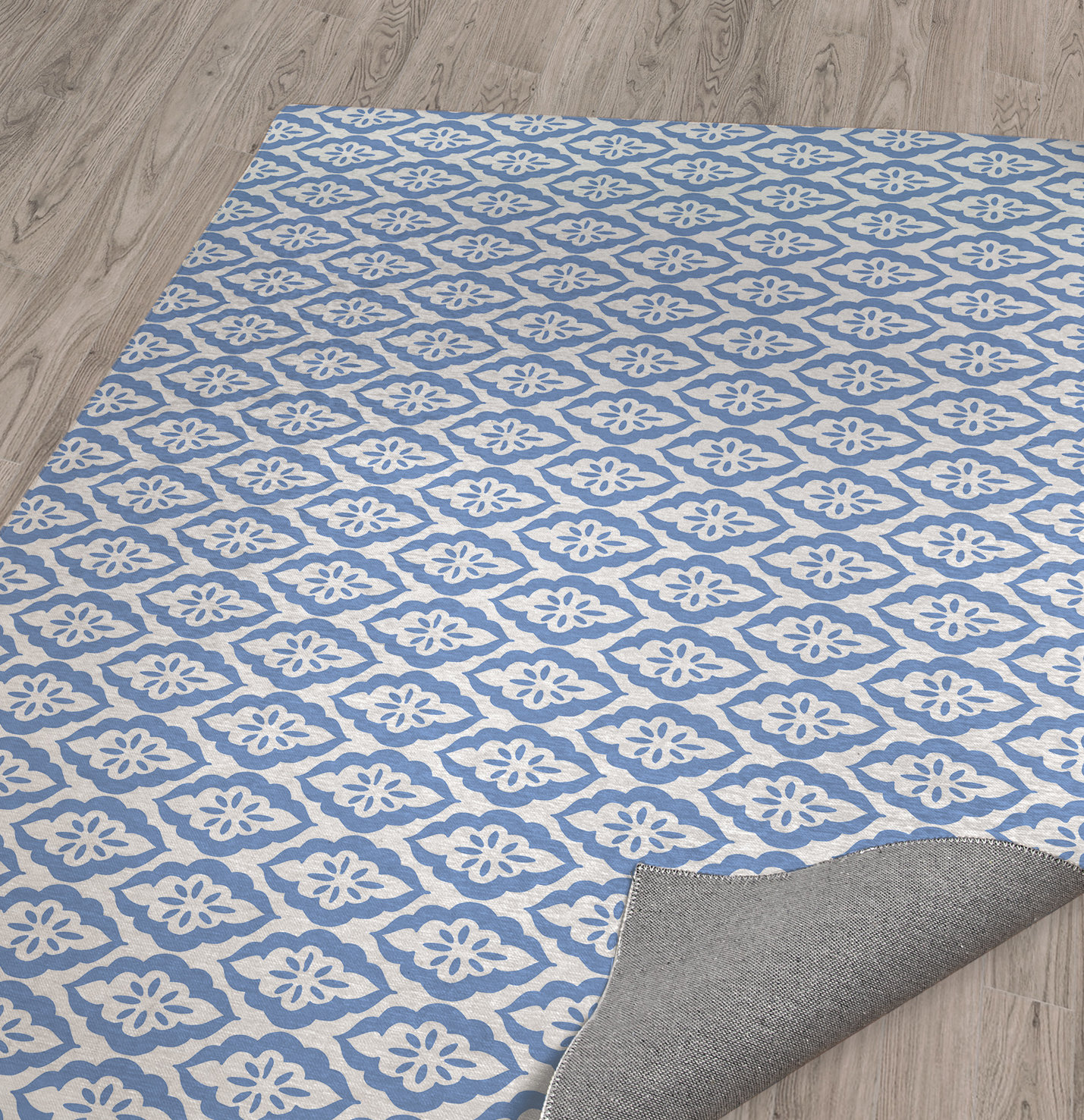 Brayden Studio® Spivey Blue/Periwinkle Rug | Wayfair