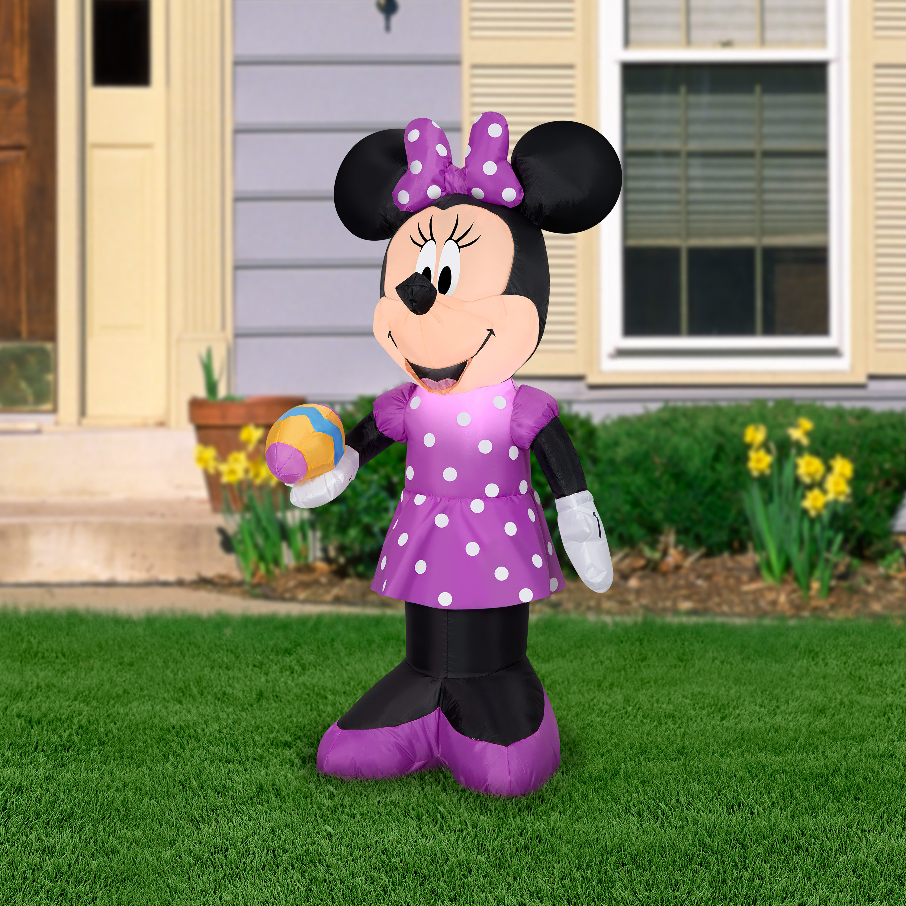 Gemmy 3 1/2'' Gemmy Airblown Inflatable Easter Disney Minnie Mouse In ...