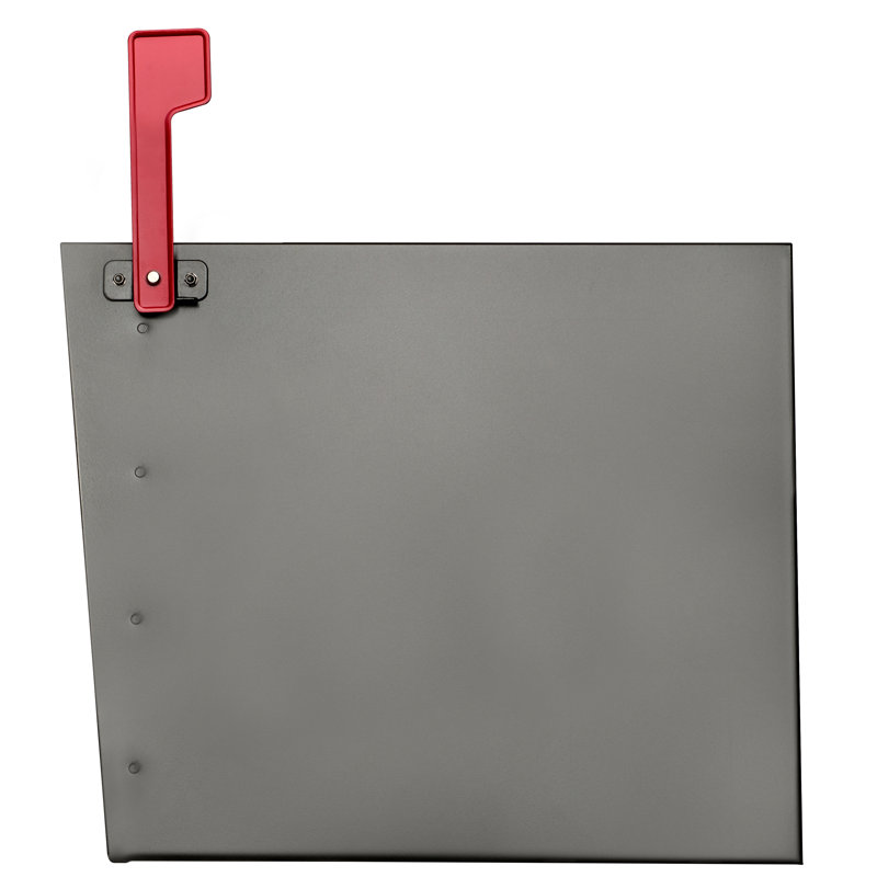 Architectural Mailboxes Oasis Classic Steel Post Mounted Mailbox with ...