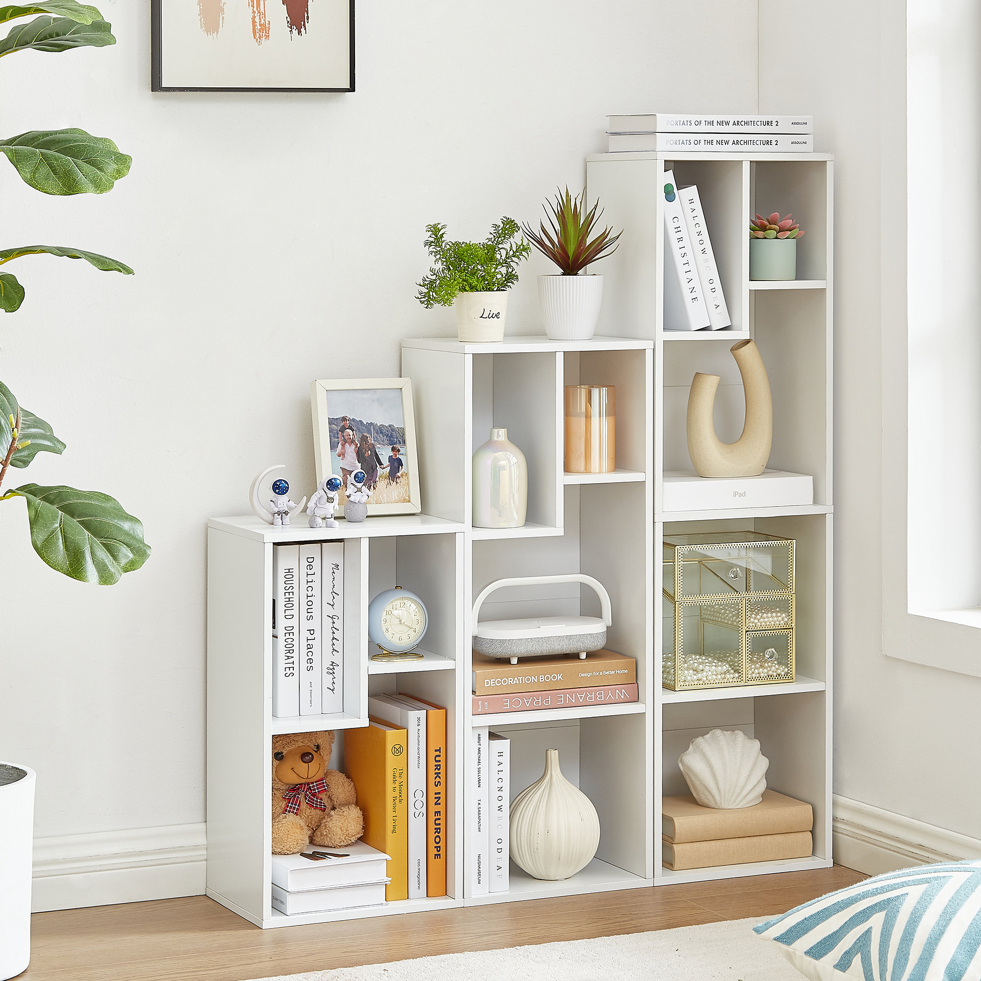 Latitude Run Laniel 107cm H x 90cm W Cube Bookcase | Wayfair.co.uk