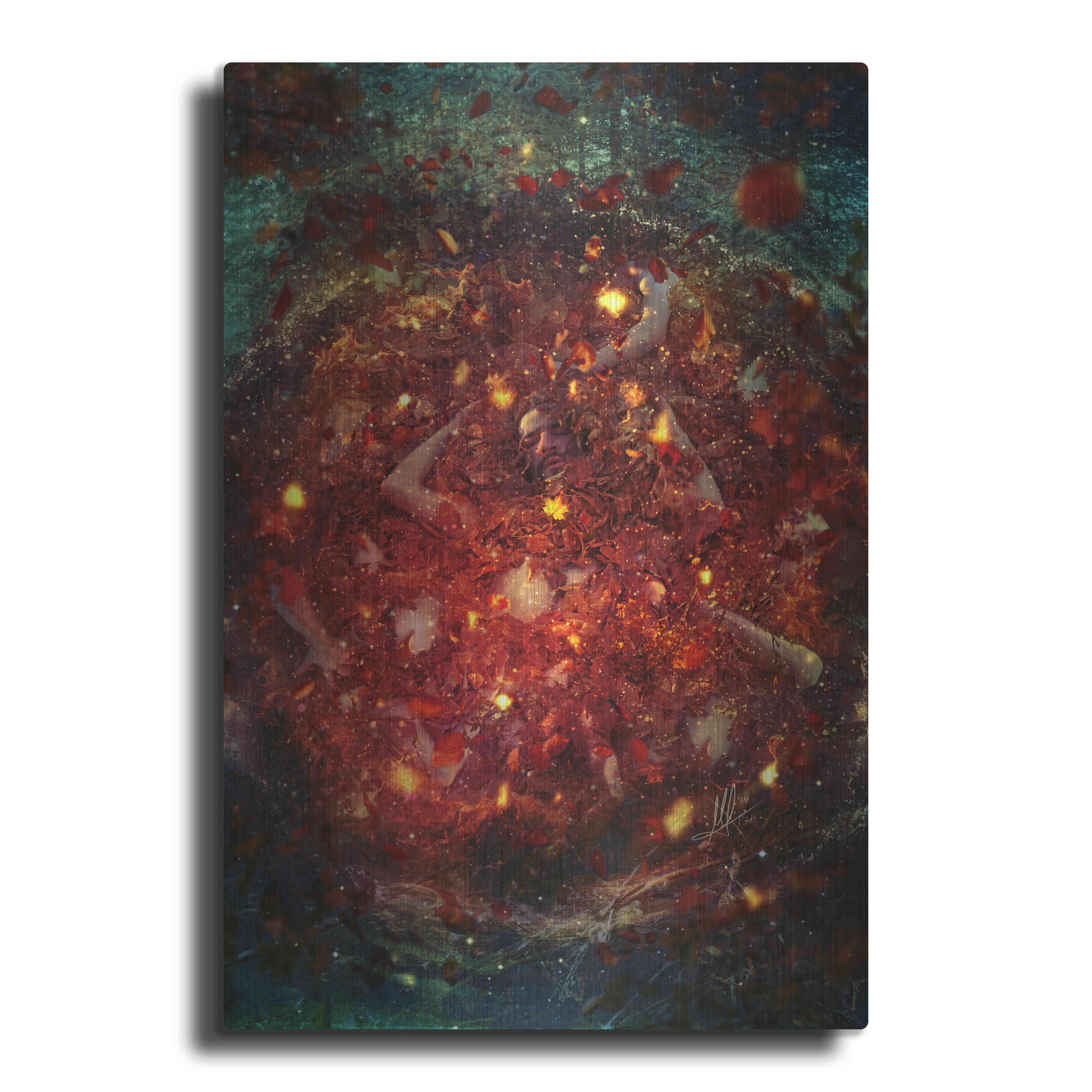 Millwood Pines Luxe Metal Art 'Samsara' By Mario Sanchez Nevado ...