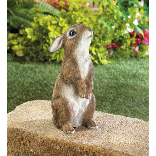 August Grove® Jayleen Rabbit Animals Weather Resistant Plastic Garden ...