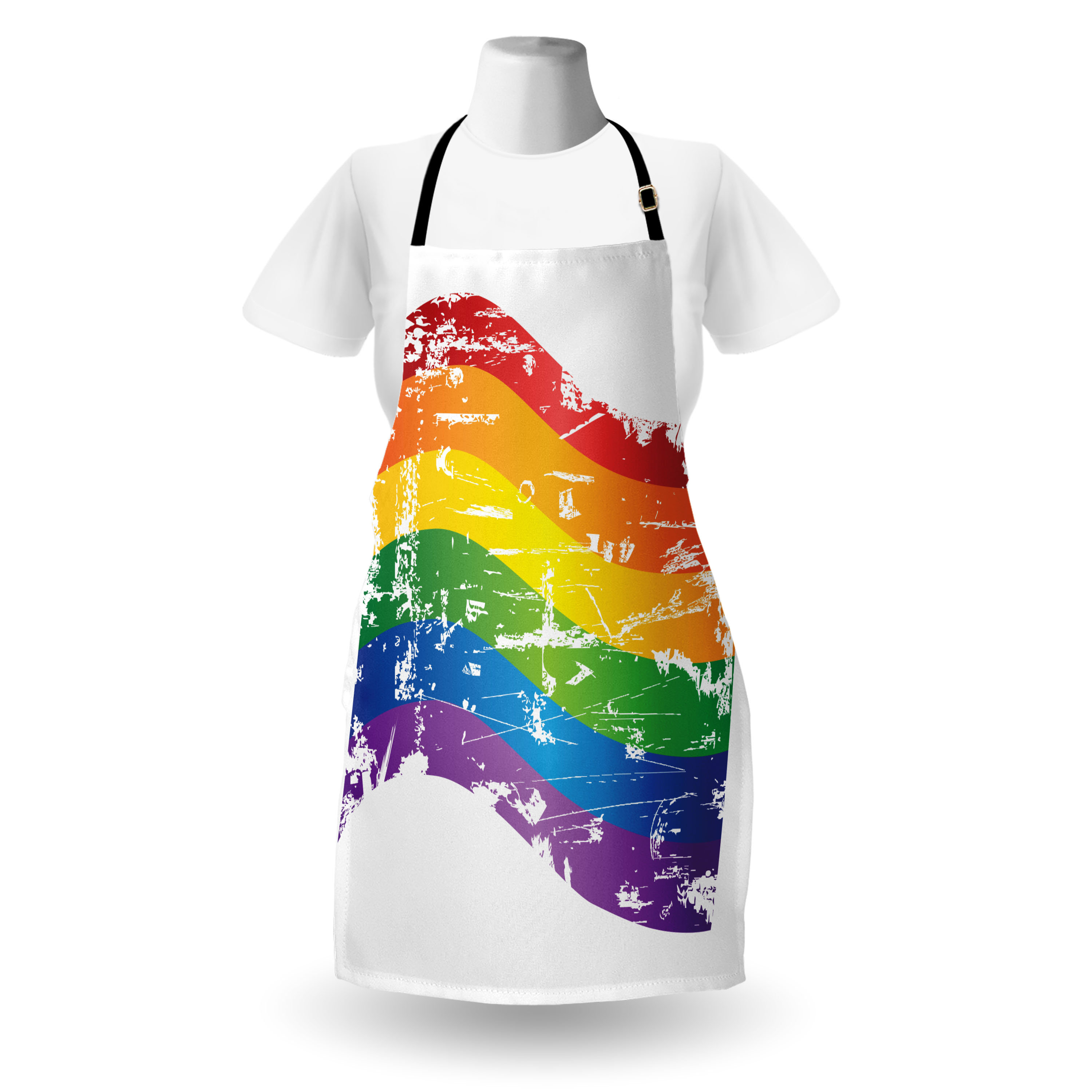 East Urban Home Vintage Rainbow Apron, Cooking Gardening, Adult Size ...
