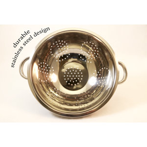 Cook Pro 3 Piece Stainless Steel Colander Set & Reviews | Wayfair