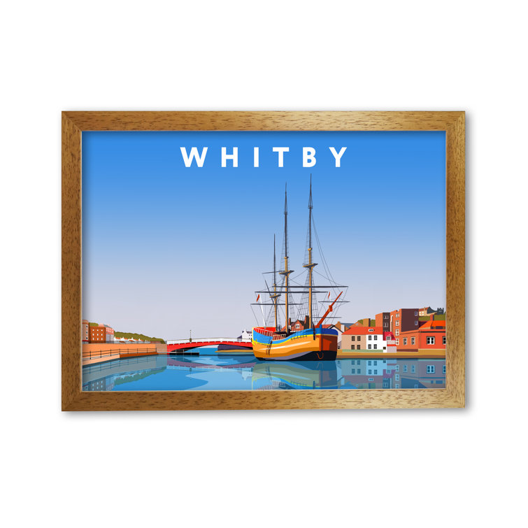 17 Stories Whitby Harbour by Richard O'Neill - Graphic Art | Wayfair.co.uk