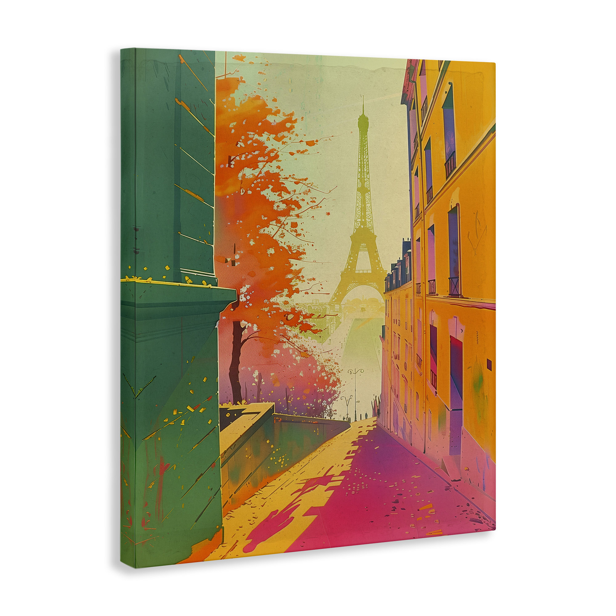 Winston Porter Abstract Paris View Canvas Wall Art by Sasha - Wayfair ...