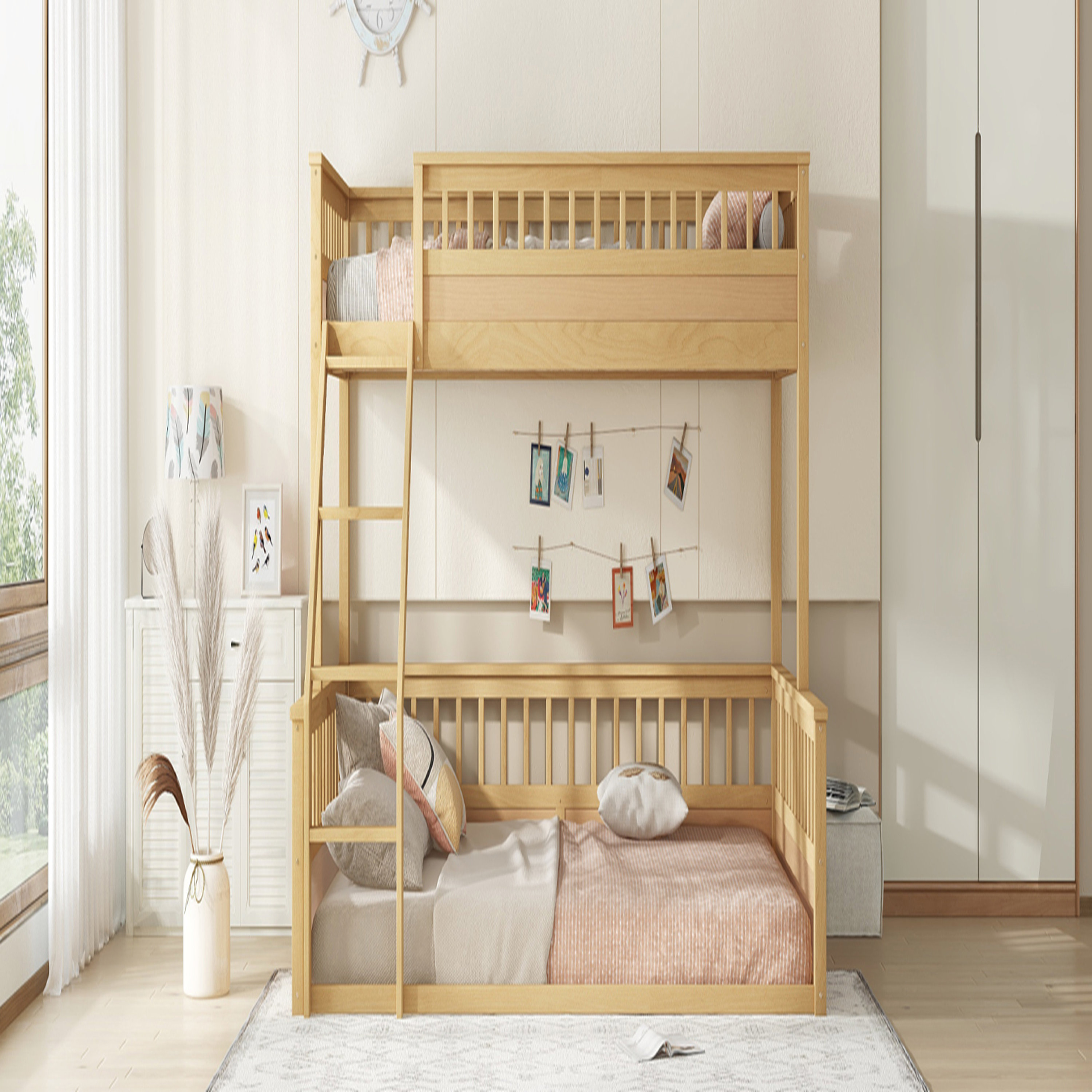 Red Barrel Studio® Versatile and Sturdy Bunk Bed for Kids and Families ...