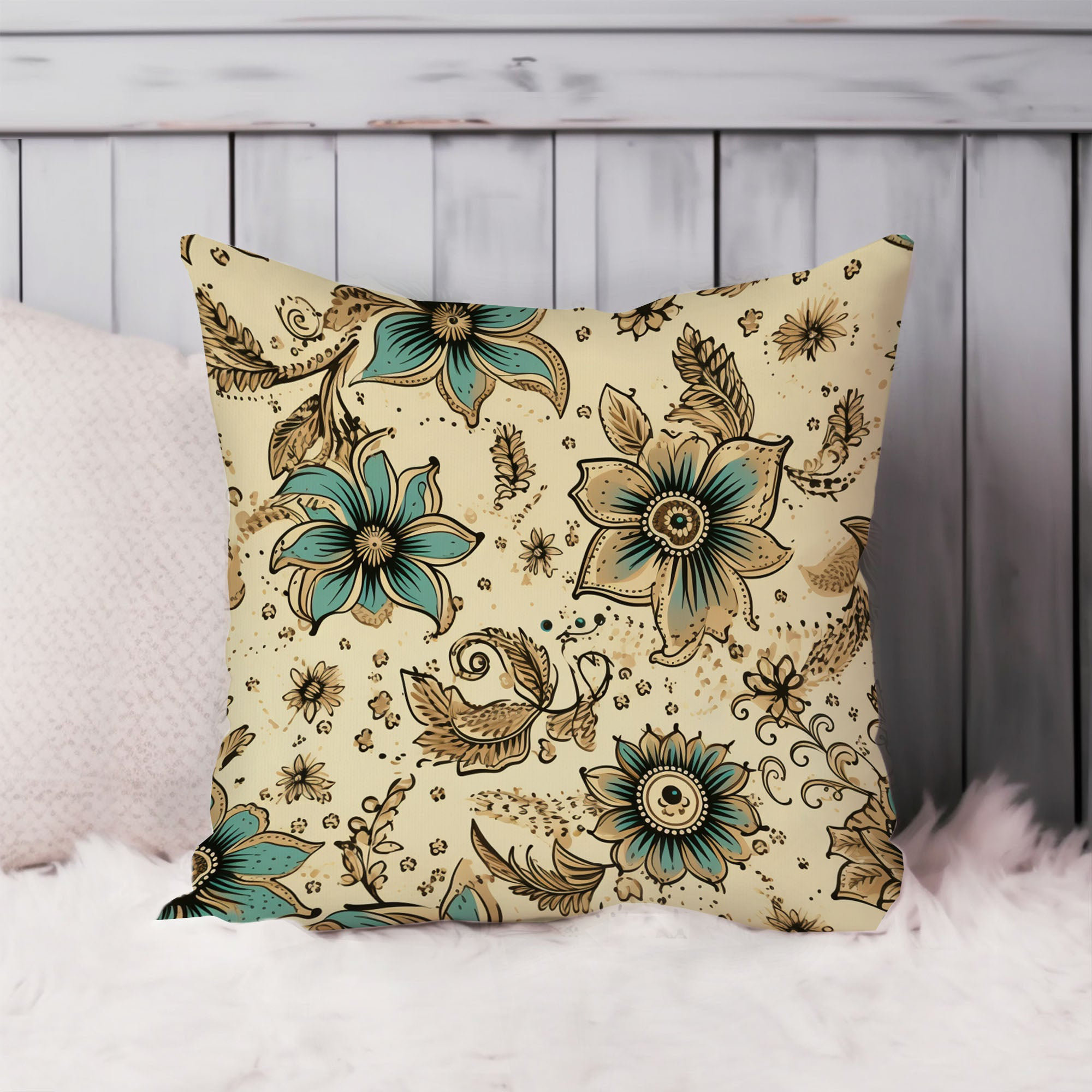Ethan Taylor Floral Boho Henna Flowers VI Bohemian | Wayfair