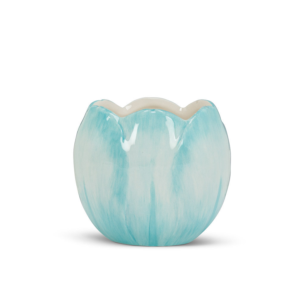 Red Barrel Studio Blue Tulip Shaped Vase - Wayfair Canada