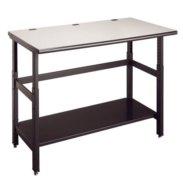 Safco Products 72" L Techworks Network Height Adjustable Utility Table ...
