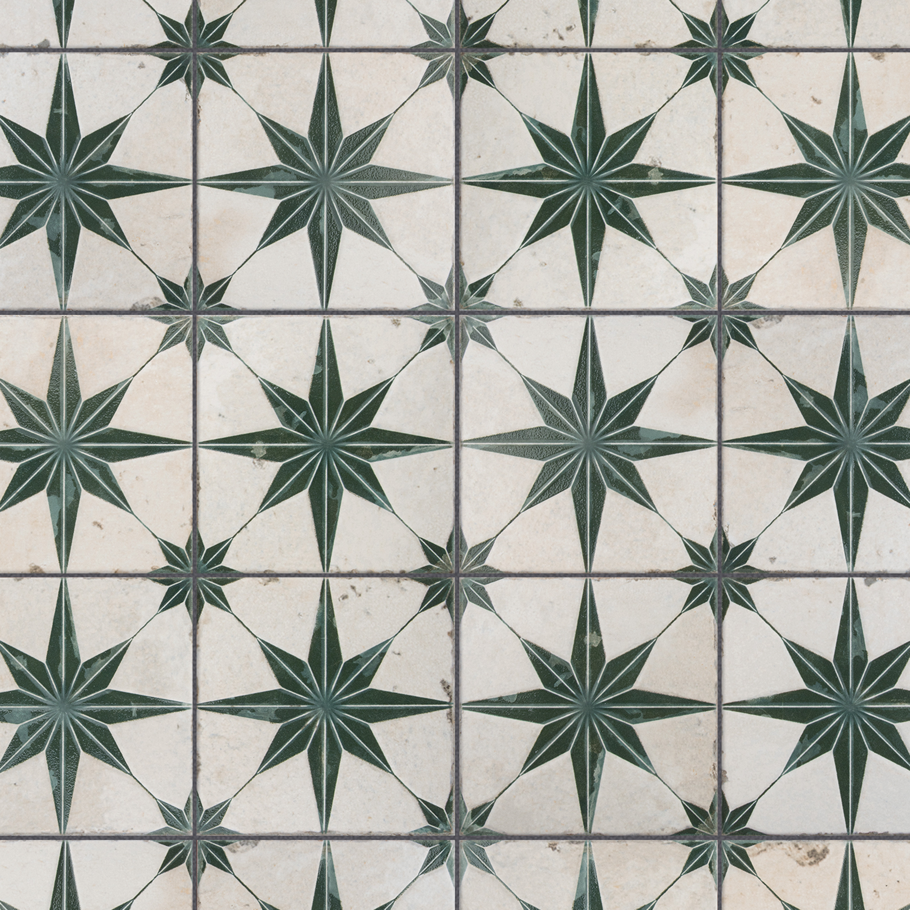 Merola Tile Kings 18" x 18" Ceramic Patterned Wall & Floor Tile ...