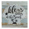 Northlight Seasonal Battery Operated LED Lighted Beach Wall Art Plaque ...