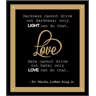 Winston Porter 'Martin Luther King Jr. sign, Light & Love' Textual Art ...