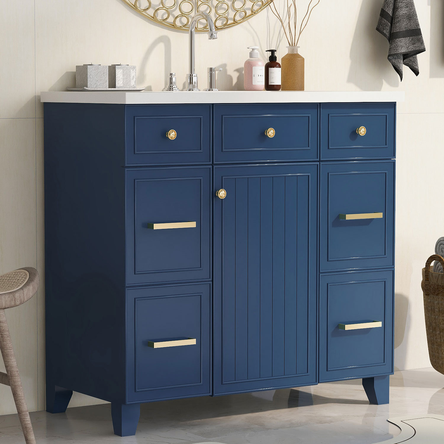 Red Barrel Studio® 36" Bathroom Vanity Set | Wayfair