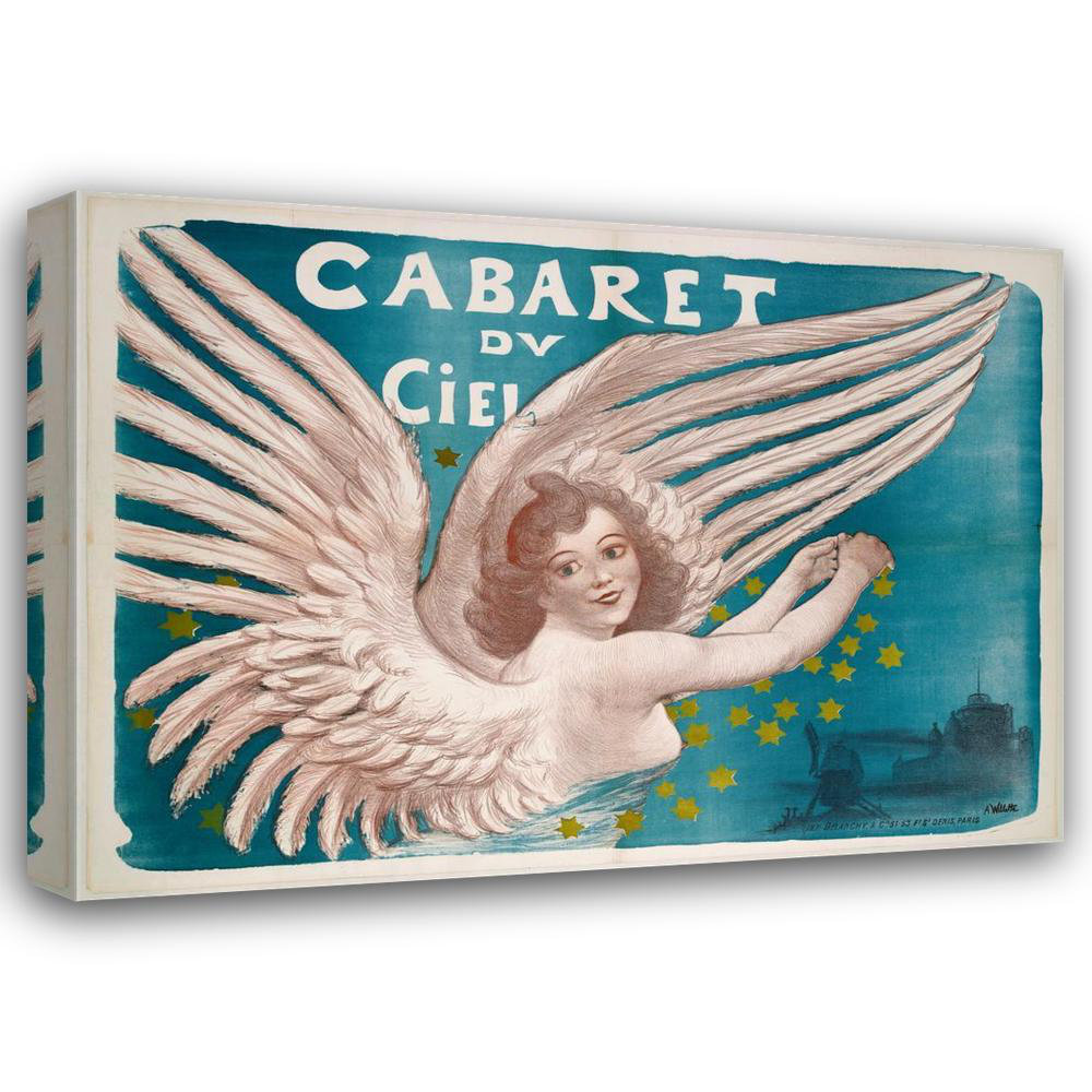 Dakota Fields "Cabaret Du Ciel" by Adolphe Léon Willette - Gallery Wrap ...