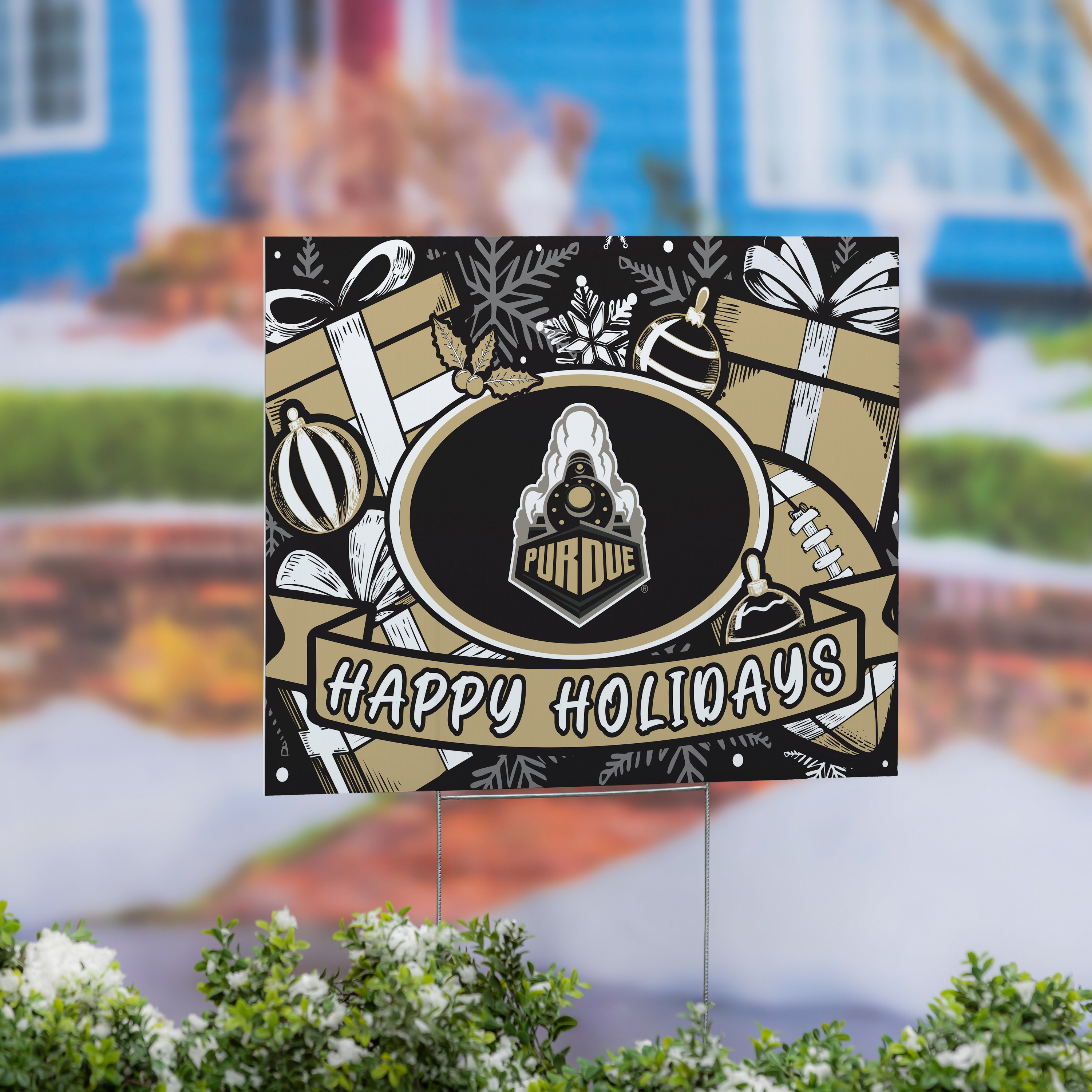 Ebern Designs Purdue University Yard Sign, Holiday | Wayfair