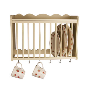 August Grove Manufactured Wood Plate Rack & Reviews | Wayfair.co.uk