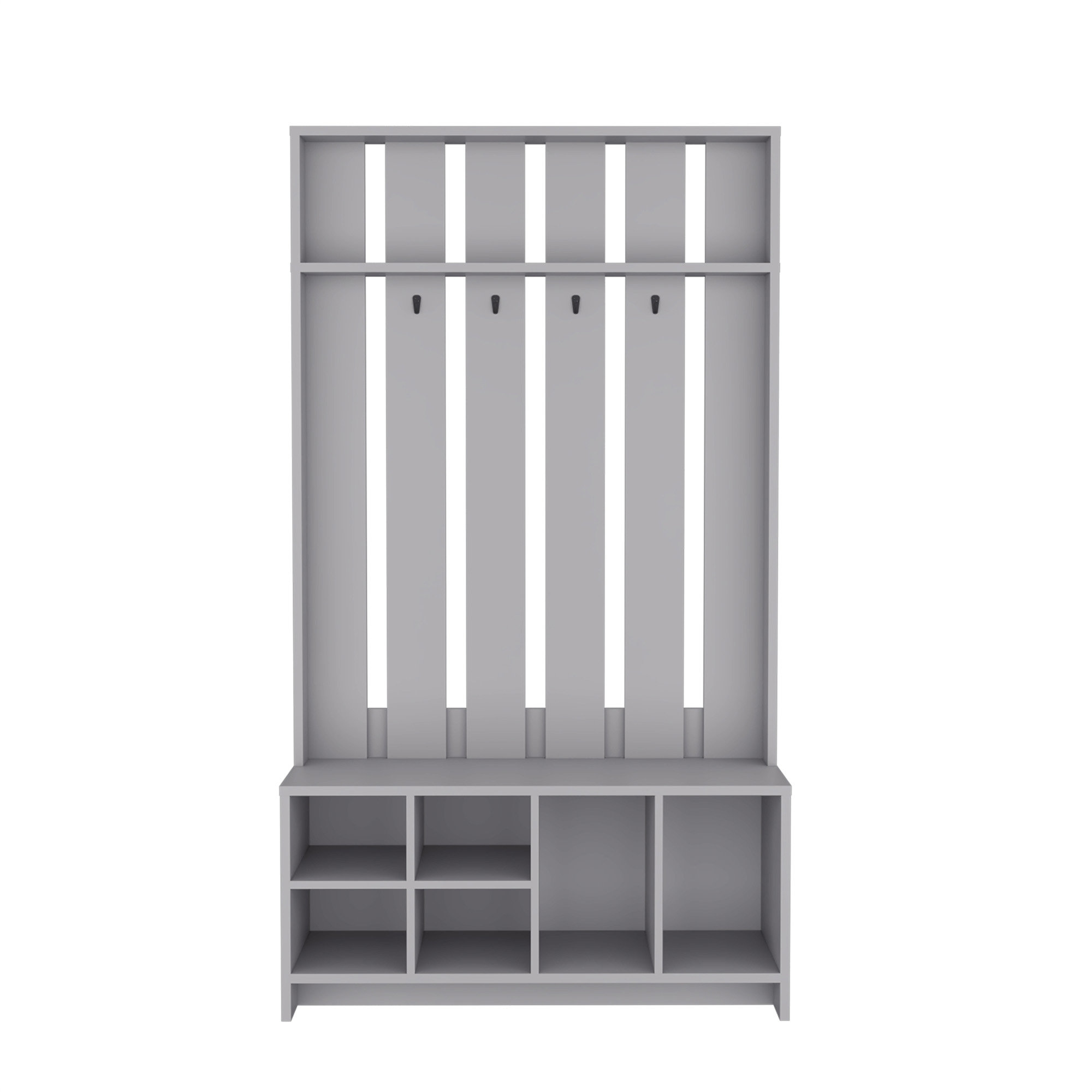 Latitude Run® Hall Tree With 7 Shelves | Wayfair