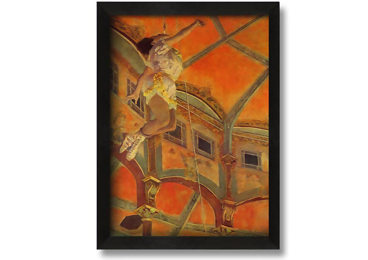 Latitude Run Miss Lala in Circus Fernando by Edgar Degas - Picture ...